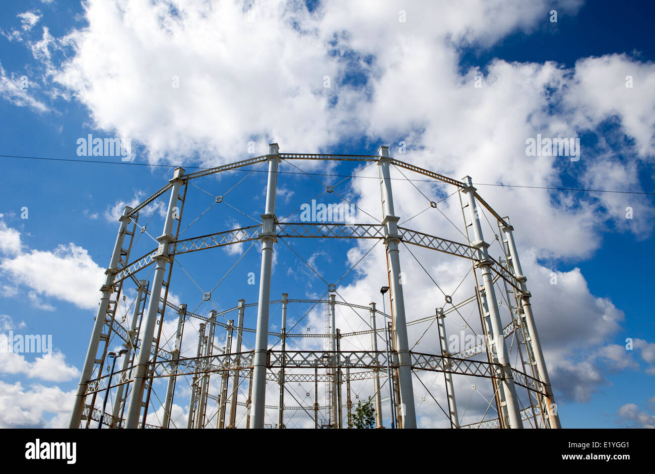 Salford Gasometer, West Egerton Street, Manchester, UK Stock Photo - Alamy