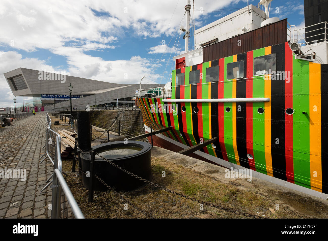 Liverpool, UK, 10th June, 2014. National Museums Liverpool's ship the ...