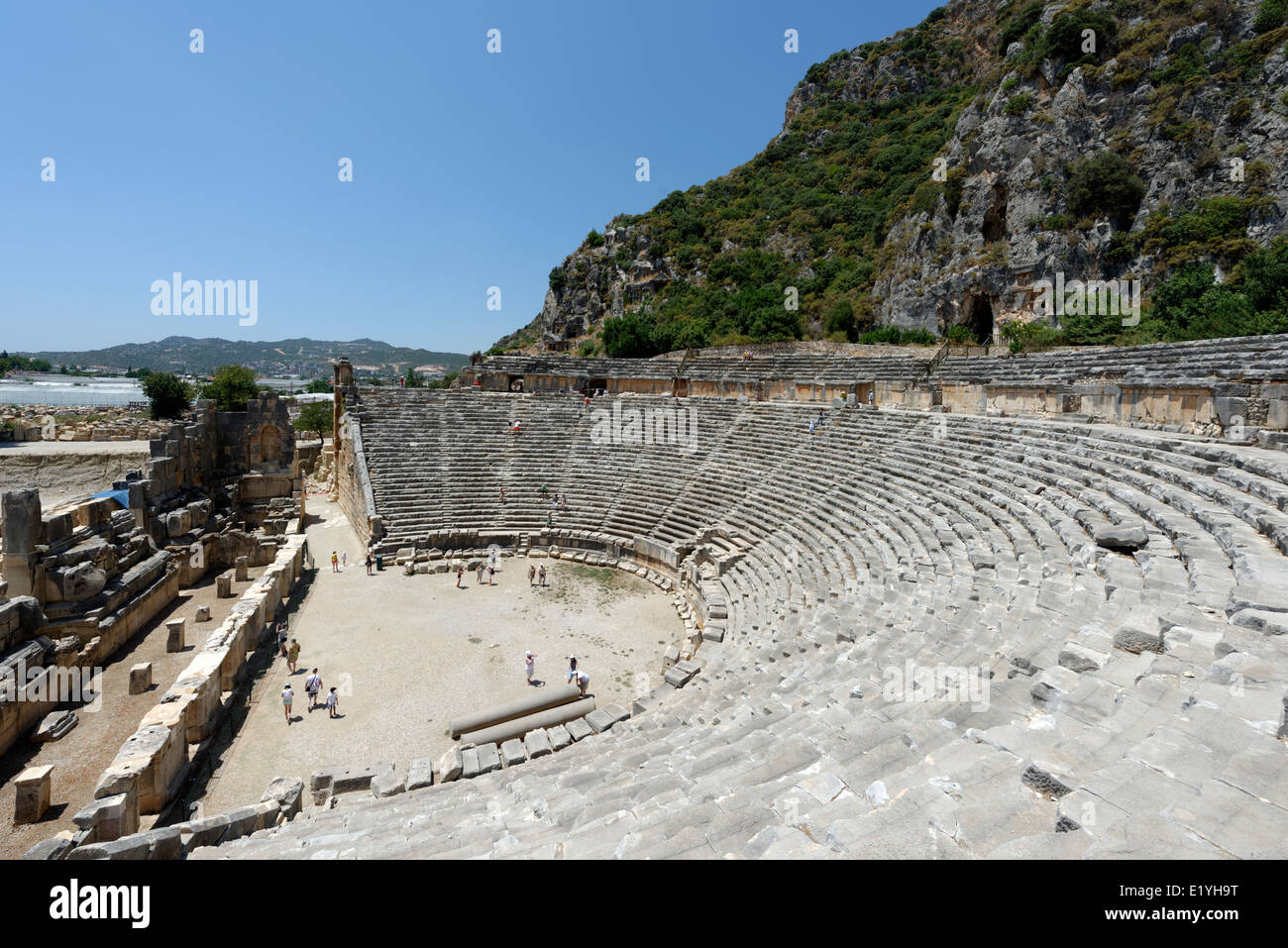 The Roman theatre cavea with a seating capacity of 11,000 – 13,000 ...
