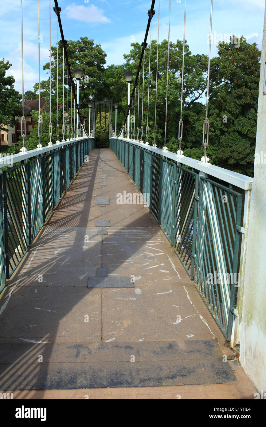 Trews Weir bridge, Exeter Quay, Devon, England, UK Stock Photo - Alamy