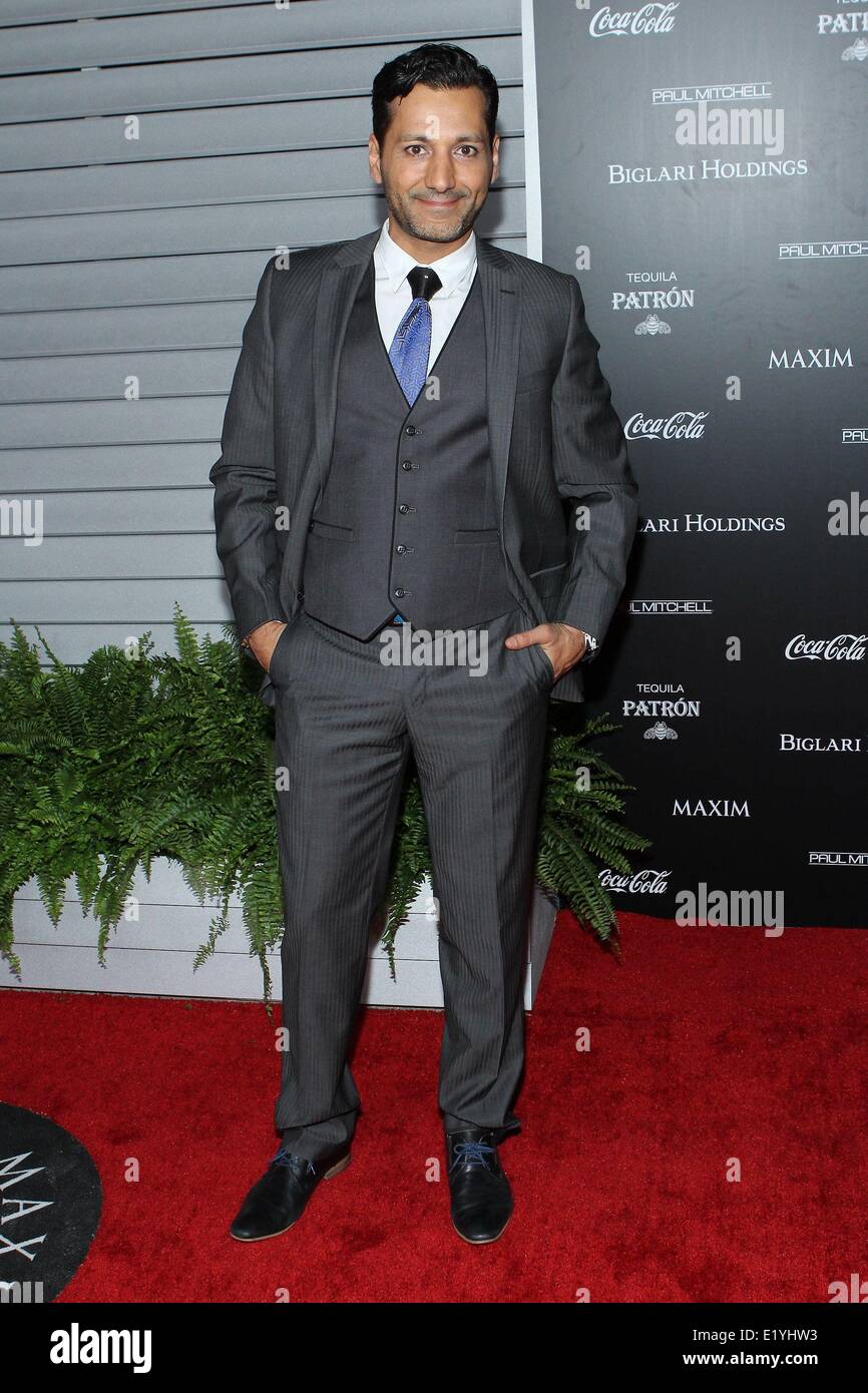 June 10, 2014 - Los Angeles, California, U.S. - Cas Anvar attends Maxim ...