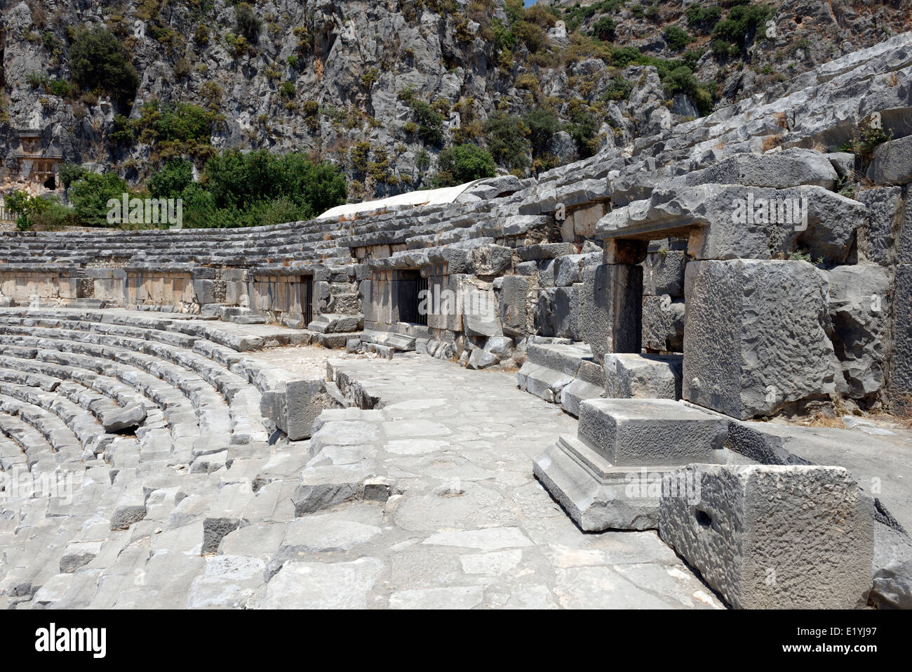 The Roman theatre cavea with a seating capacity of 11,000 – 13,000 ...