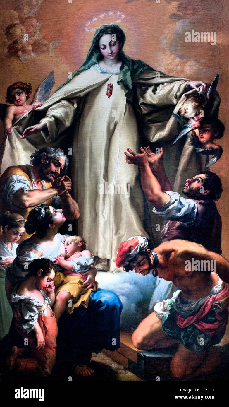 Virgin of Mercy of redeeming captives 1798 – 1803 Vicente Lopez Portana ...