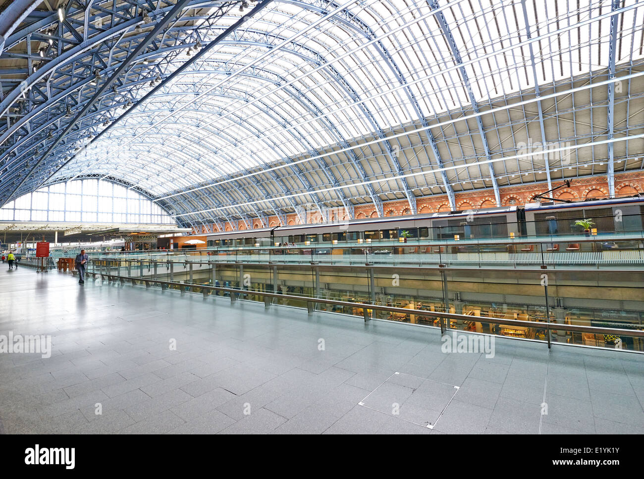 St Pancras Station is the main rail terminal for Eurostar train ...
