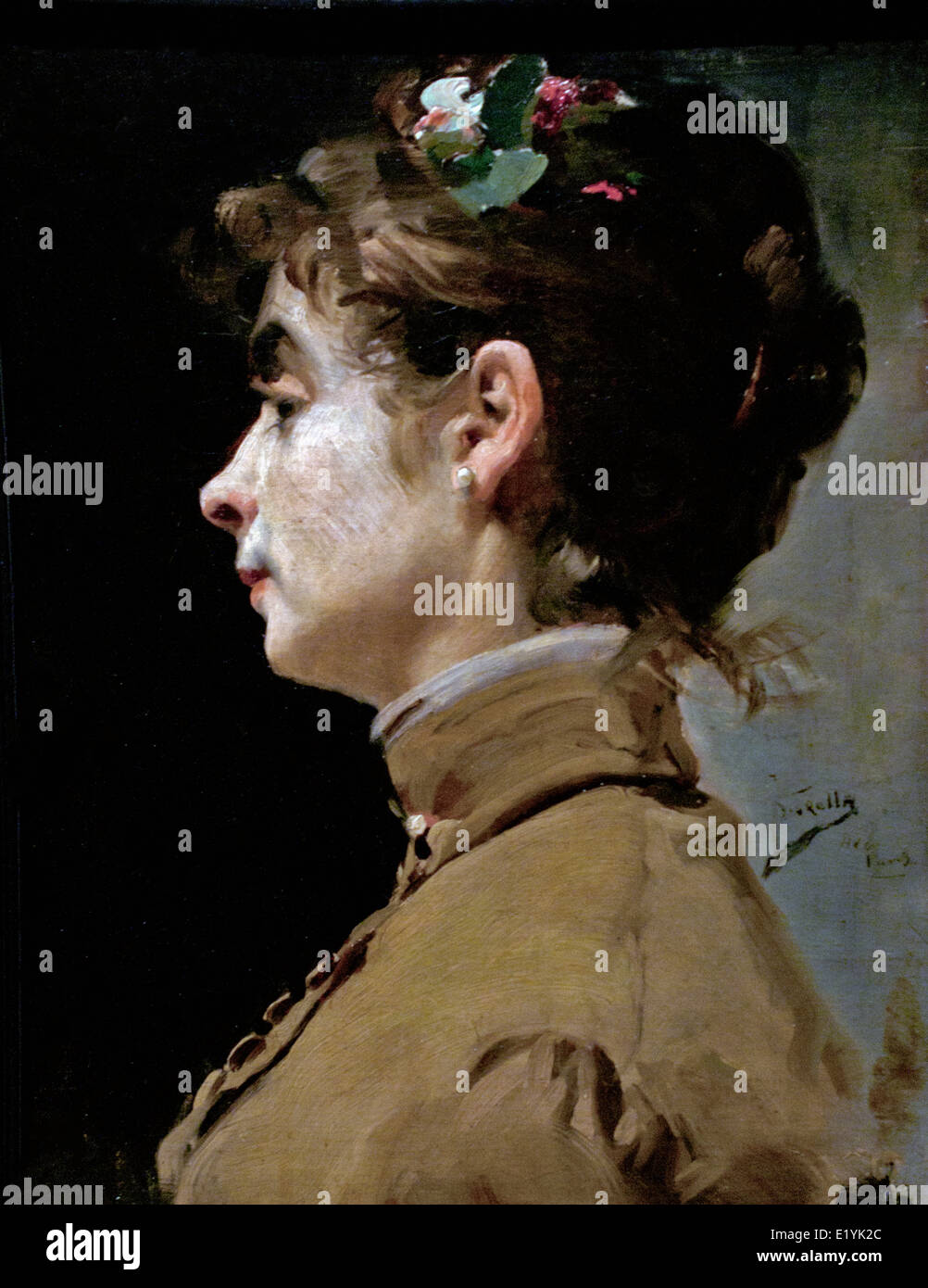 Study Head 1886 Joaquín Sorolla y Bastida (1863 Valencia –1923 Madrid ...