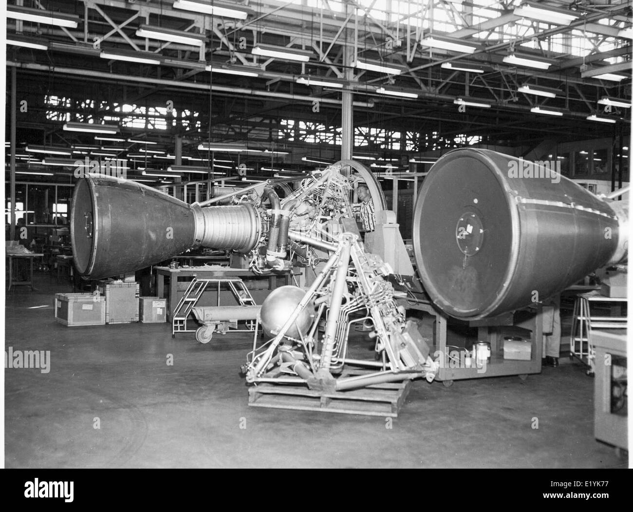 Rocket nozzles Black and White Stock Photos & Images - Alamy