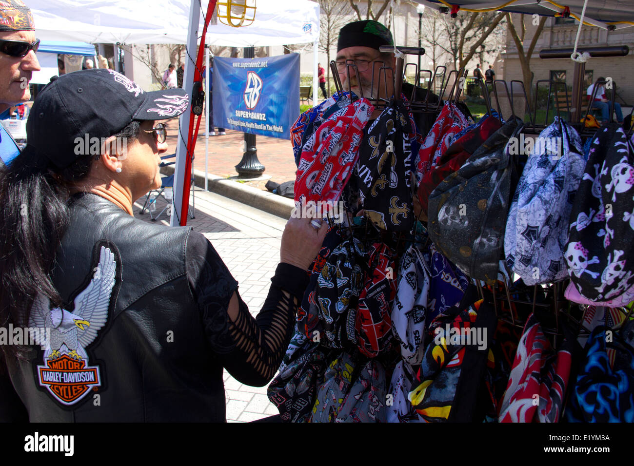 Downtown DeLand comes to life each March when the DeLand Bike Rally comes to town, DeLand, FL ...