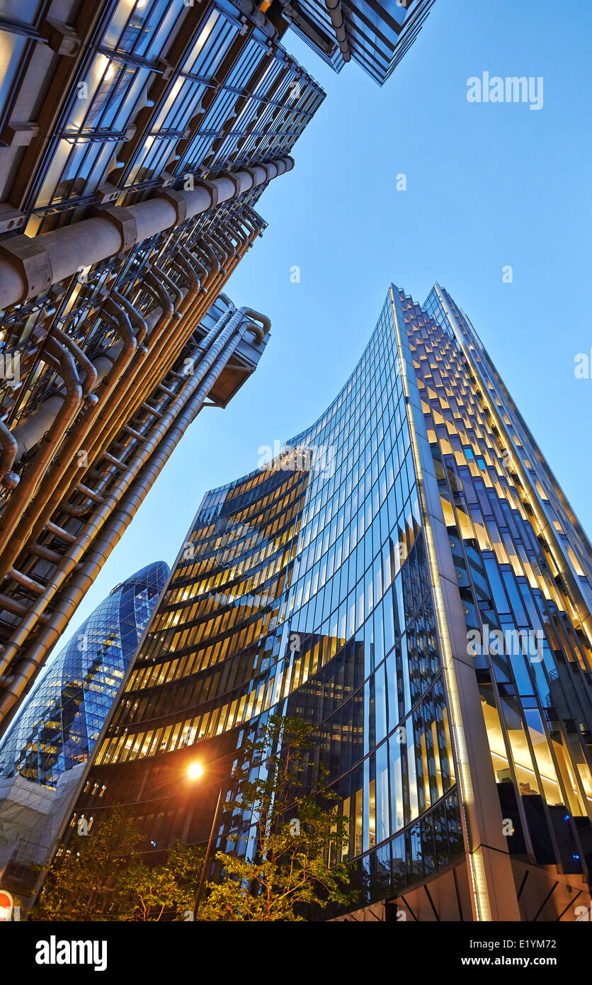 Modern architecture City of London the leading centre of global finance ...