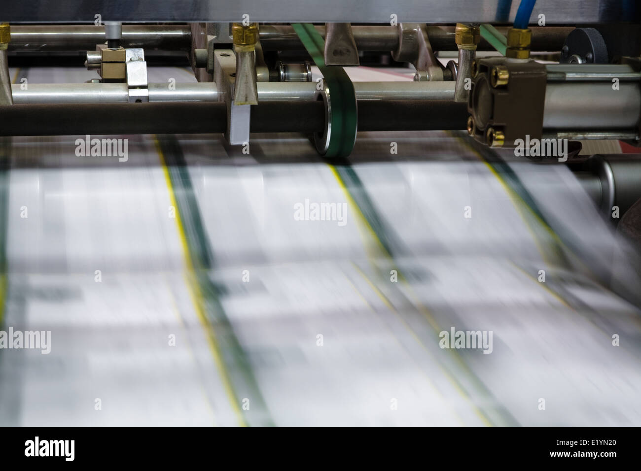 Polygraphic process in a modern printing house Stock Photo - Alamy