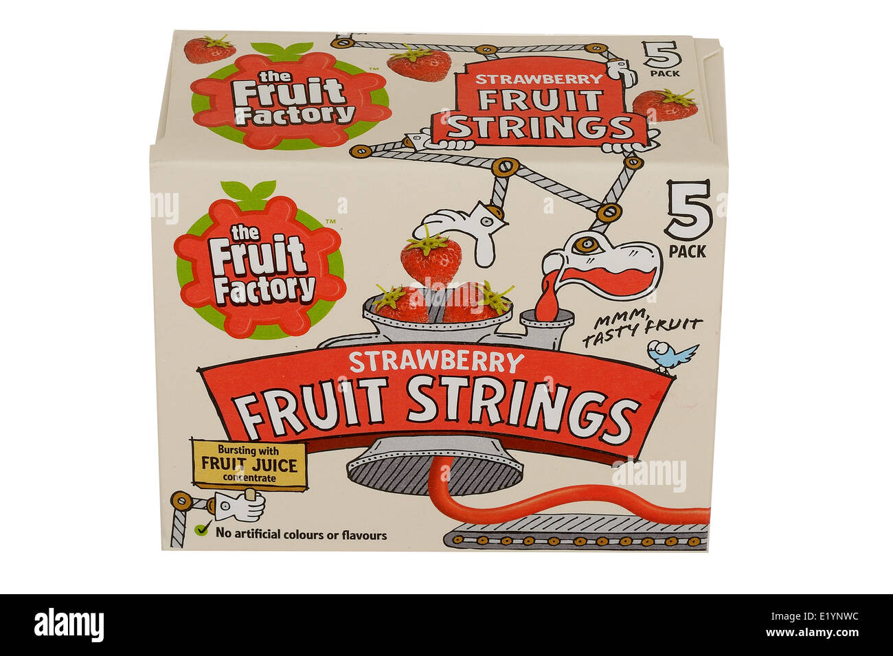 Box of Fruit Strawberry Strings Stock Photo - Alamy
