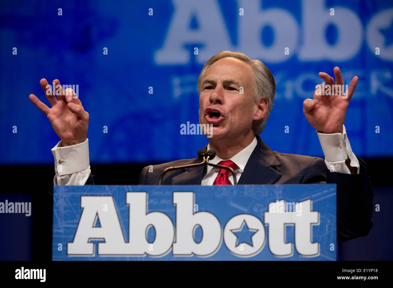 Greg abbott texas republican convention hi-res stock photography and ...