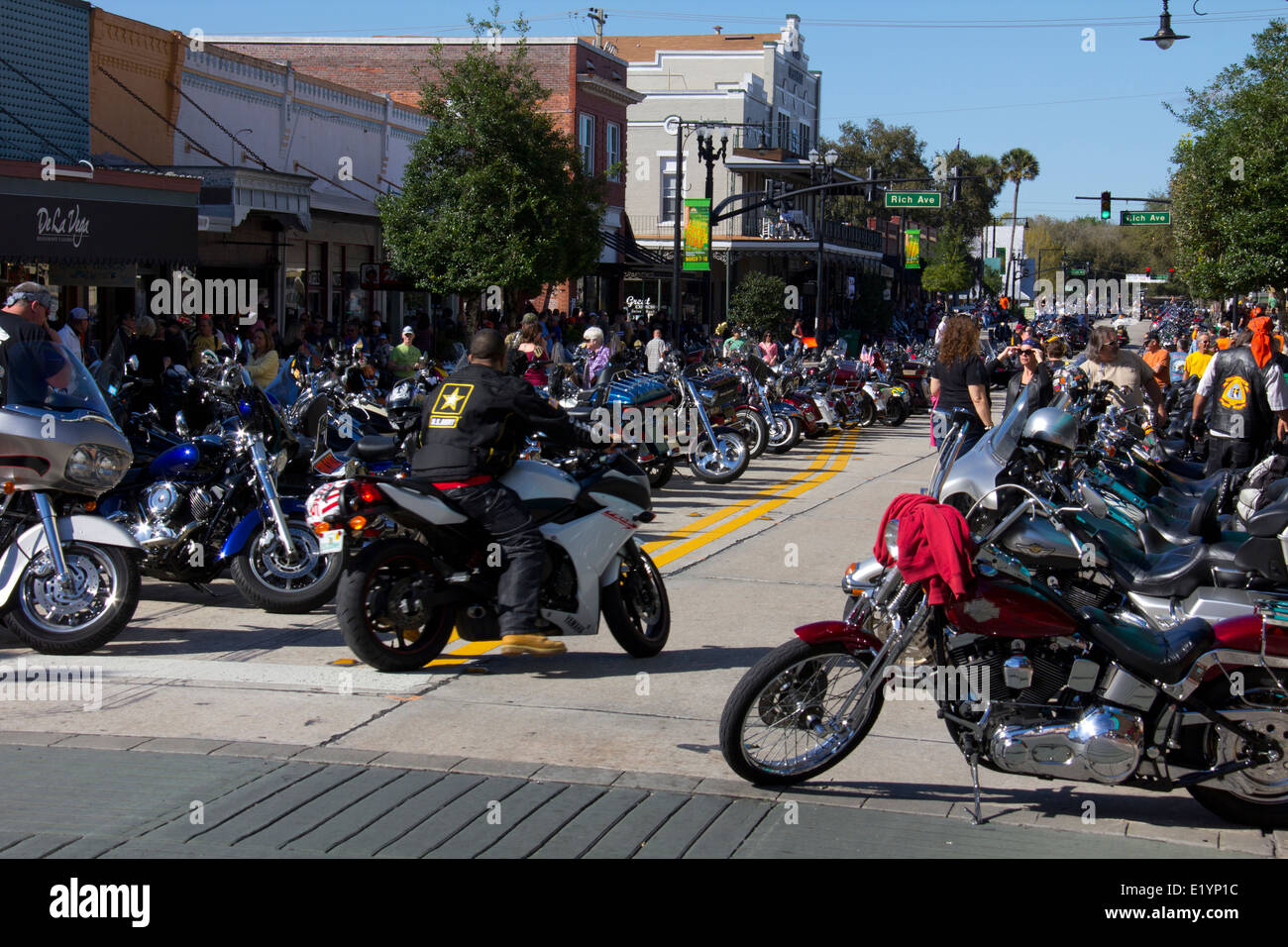 Downtown DeLand comes to life each March when the DeLand Bike Rally ...
