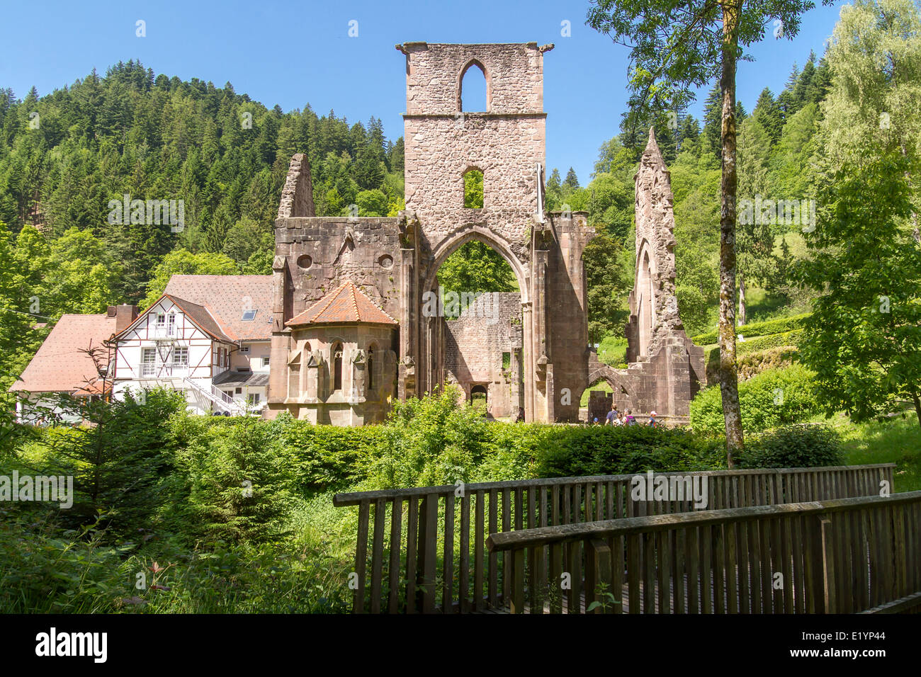 Monastery ruins of All Saints, Black Forest, Baden-Wuerttemberg ...