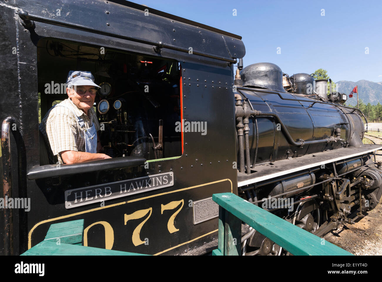 Elk203-1776 Canada, British Columbia, Fort Steele, historic steam ...