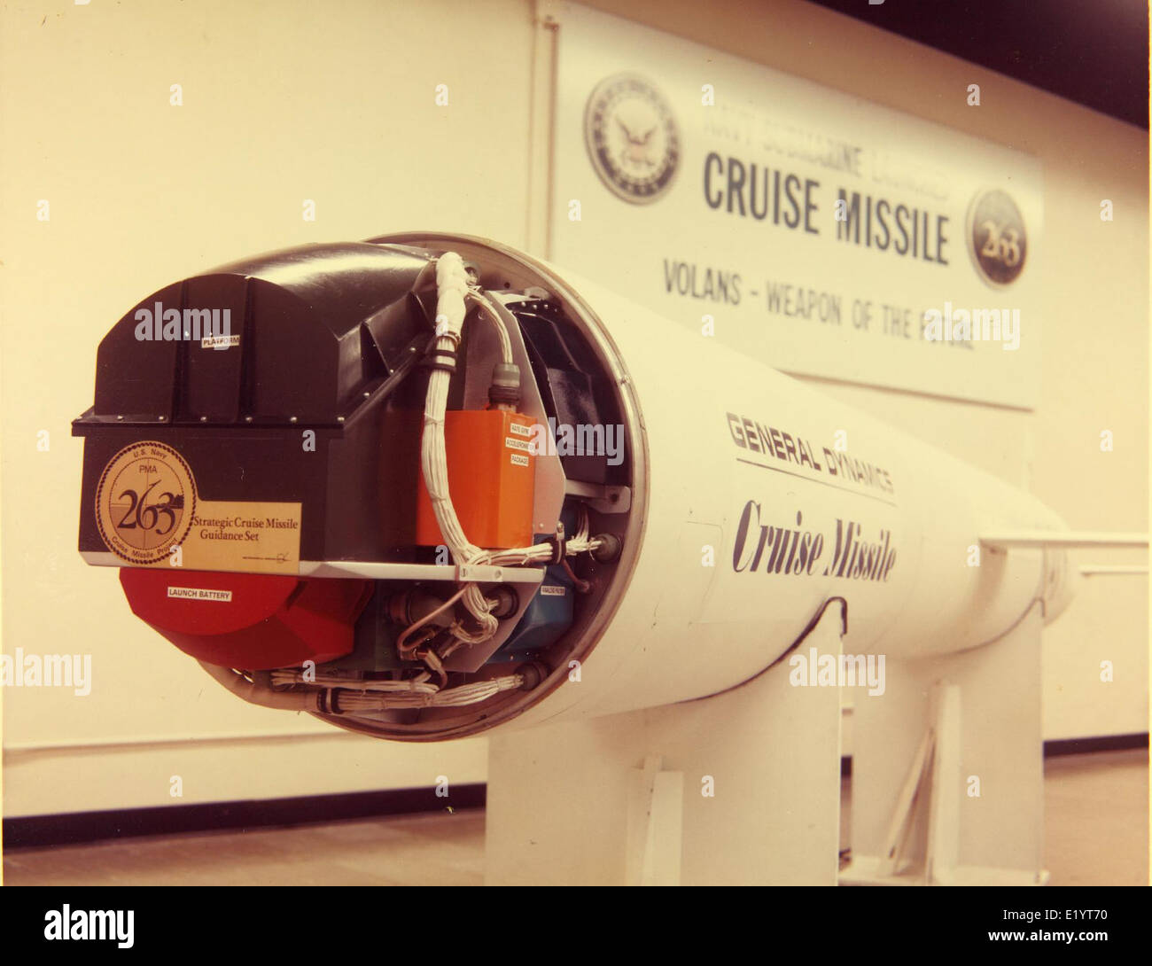 The Convair/General Dynamics Tomahawk, a subsonic cruise missile, was ...