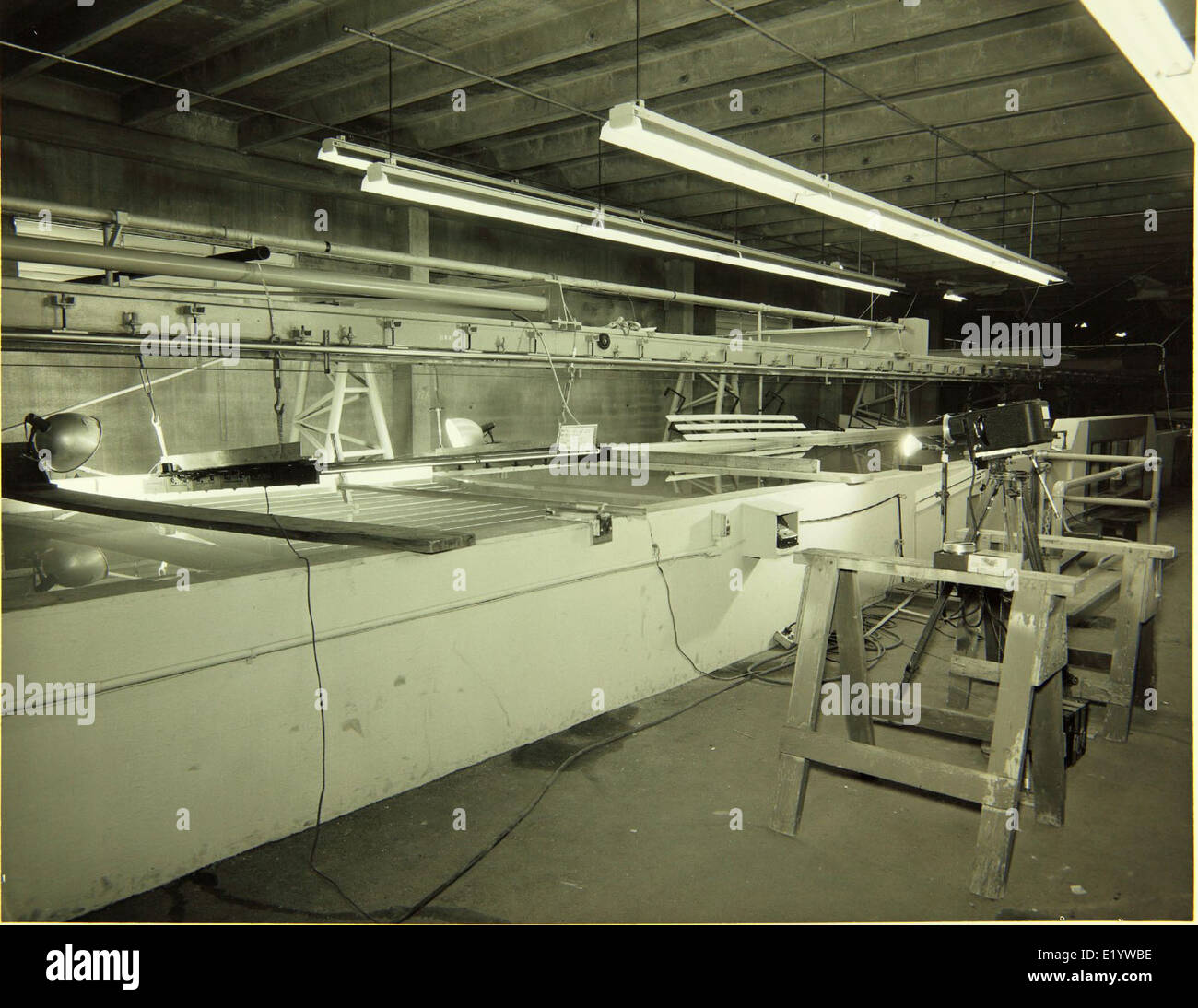 The High-Speed Towing Basin at Convair/General Dynamics was used ...