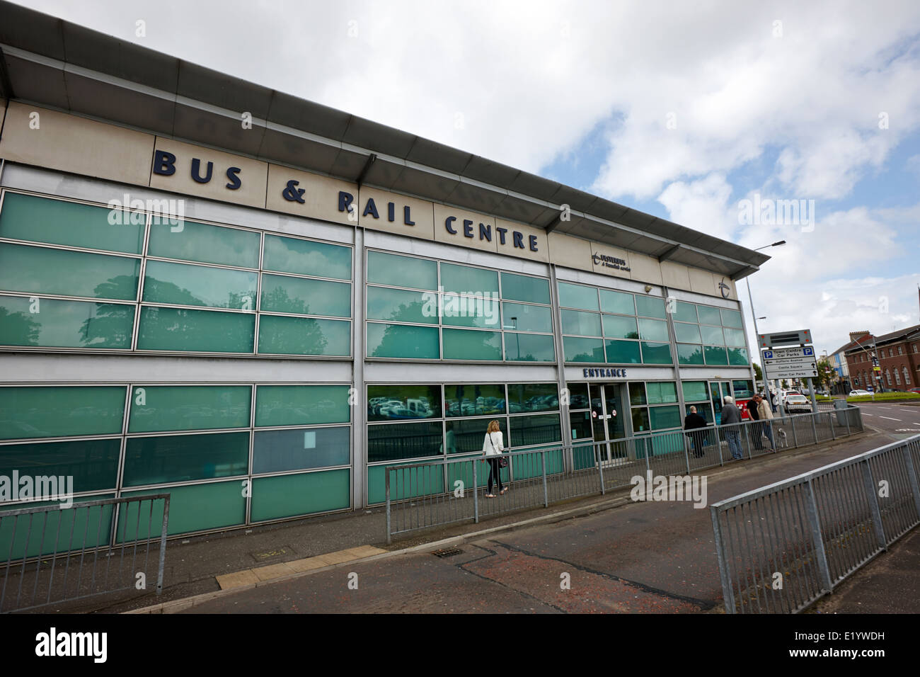 bangor bus and rail centre train station northern ireland Stock Photo ...