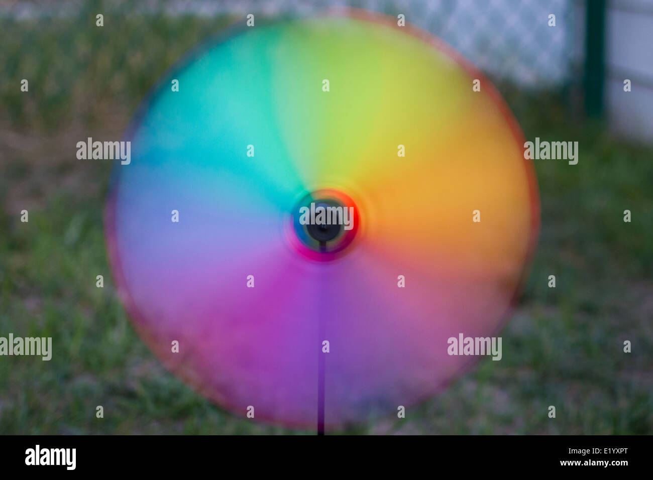 Pinwheel blowing in the wind Stock Photo - Alamy