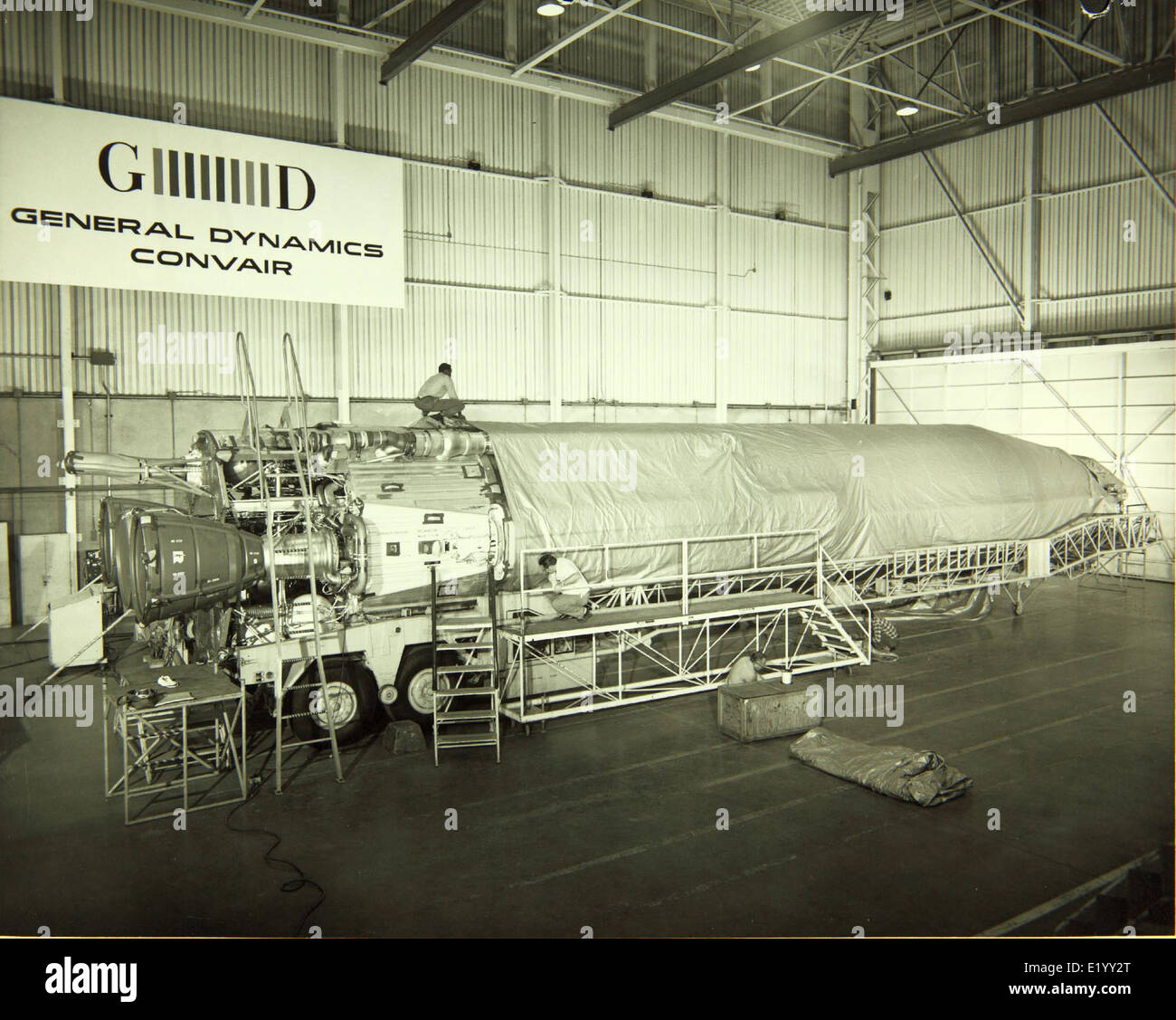 The Atlas Missile system, developed by Convair/General Dynamics, was a ...