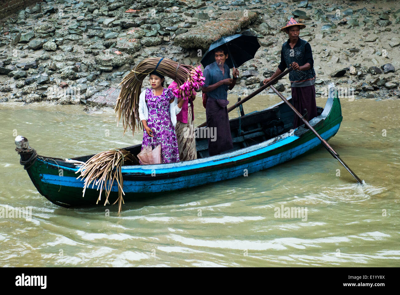 Heavy monsoon rain in western Myanmar Stock Photo - Alamy