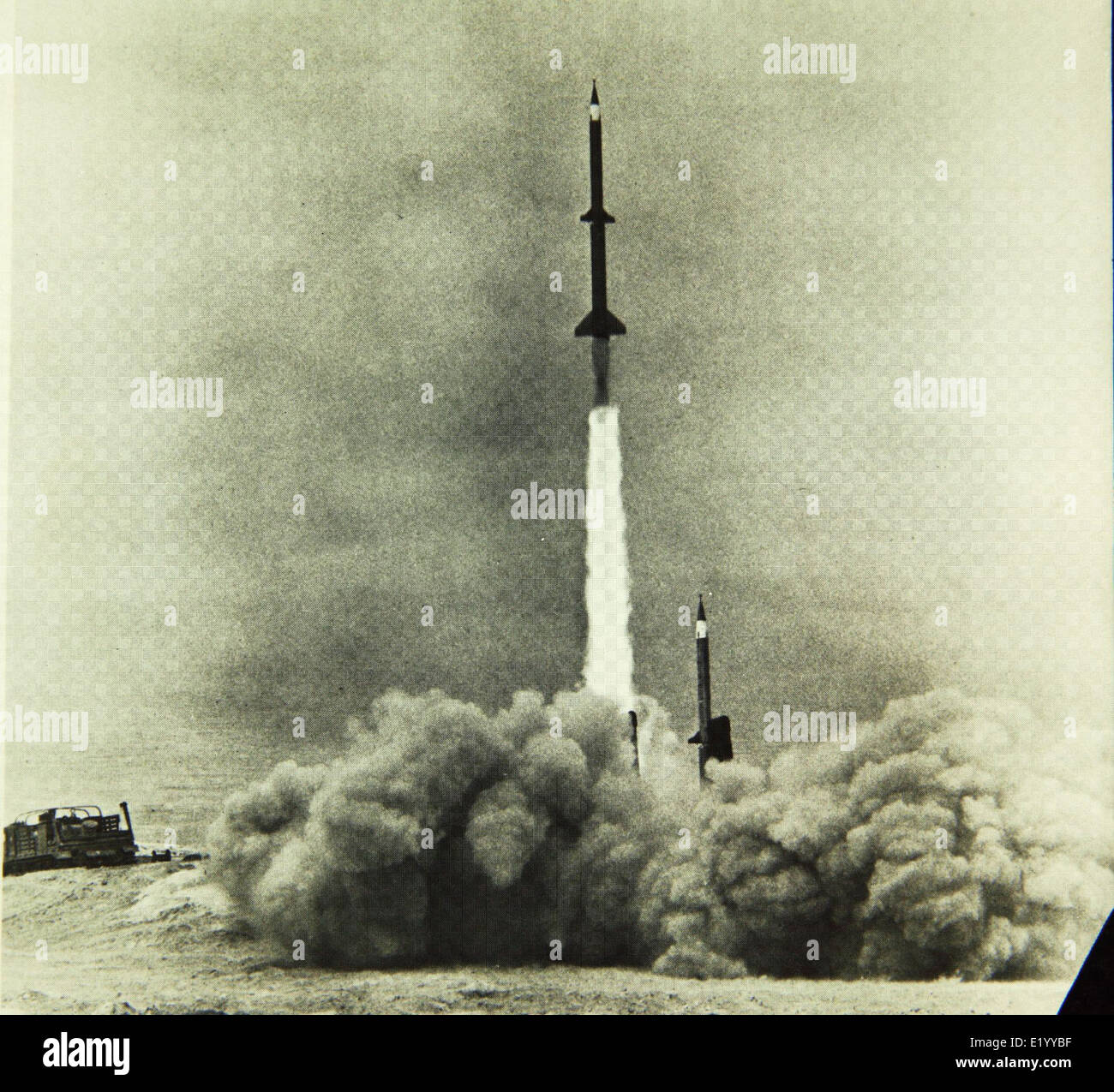 This image documents the Atlas missile development from 1955 to 1969 by ...