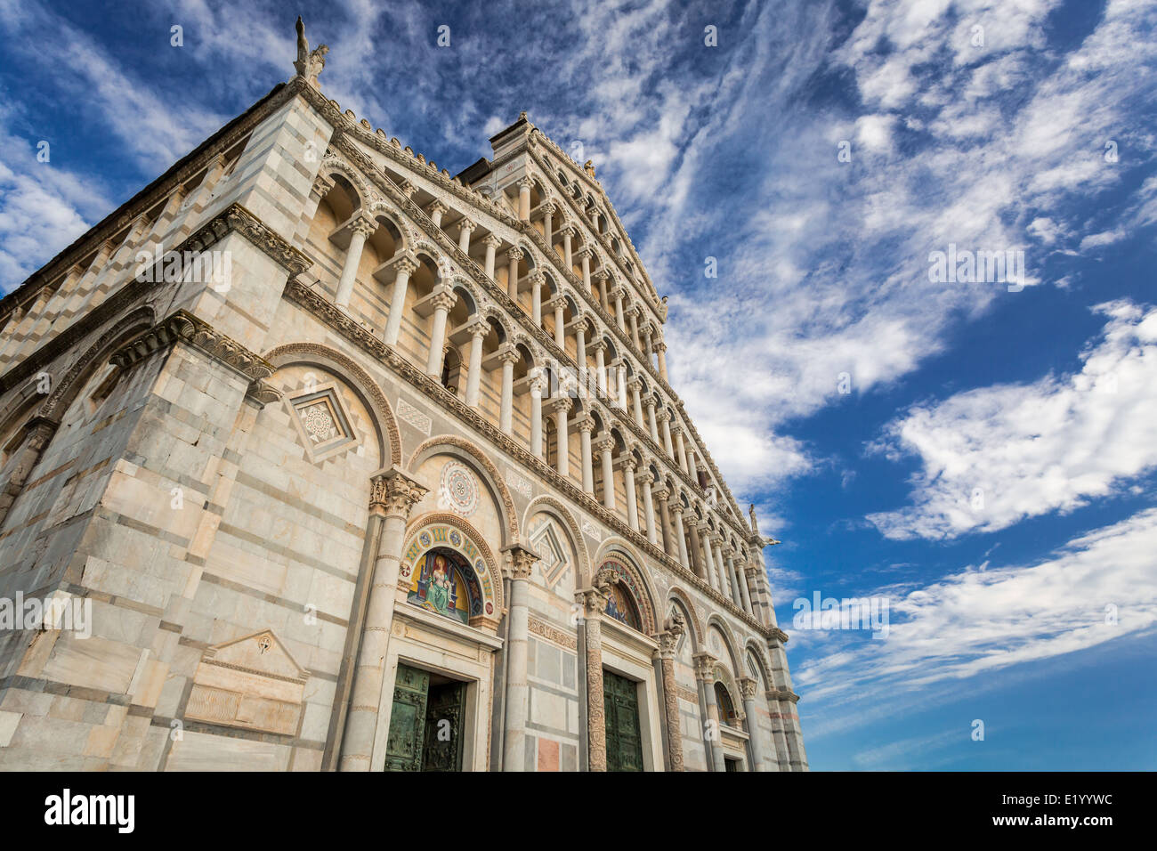 Ancient cathedral in Pisa Stock Photo - Alamy