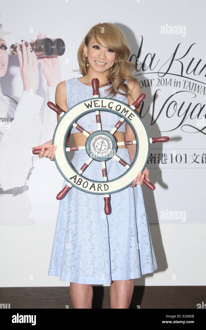 Taipei. 10th June, 2014. Japanese singer Koda Kumi attends a press ...