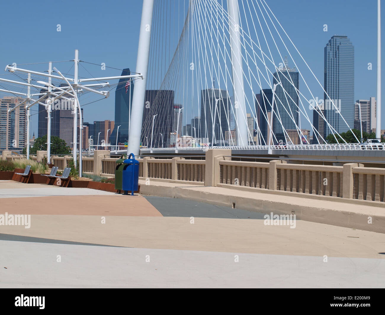 Dallas,June 11,2014.The Continental Street Bridge opens Sunday as a ...