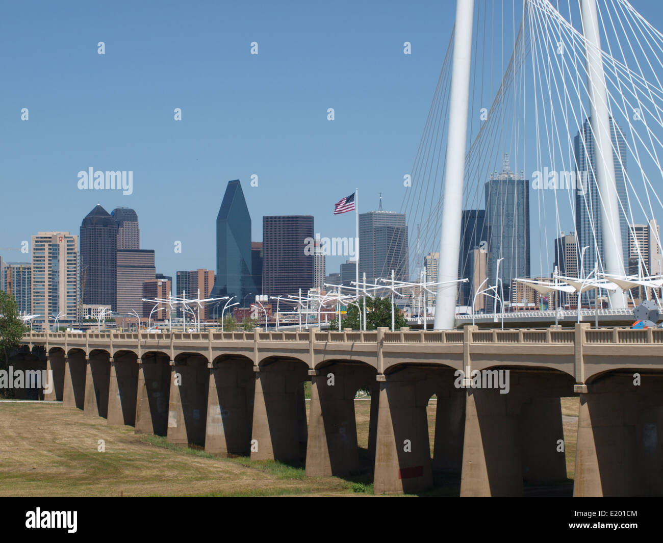 Continental bridge pedestrian and bike park races hi-res stock ...