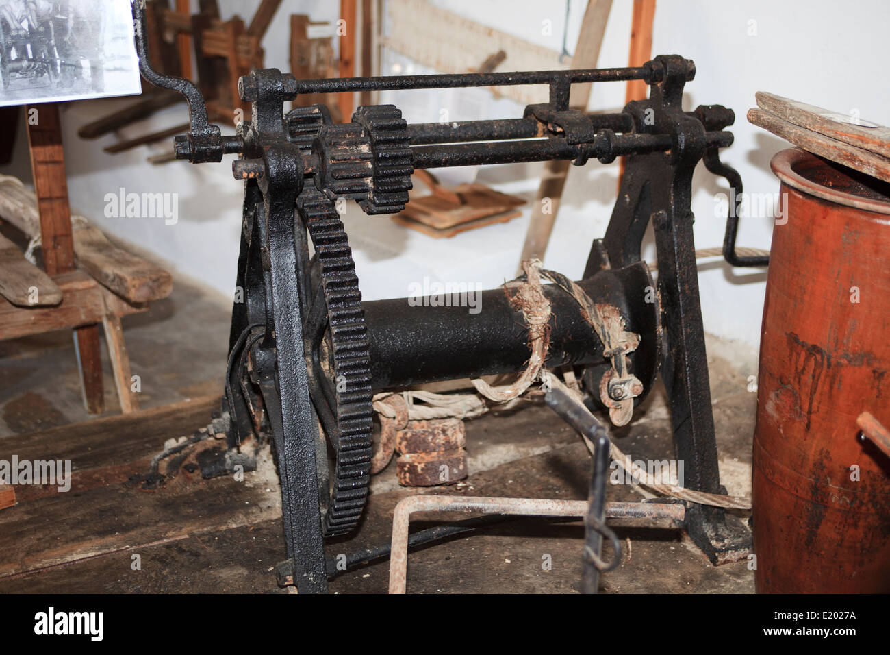 The Vivlos Folklore Museum, Naxos, Cyclades Islands, Greece Stock Photo ...