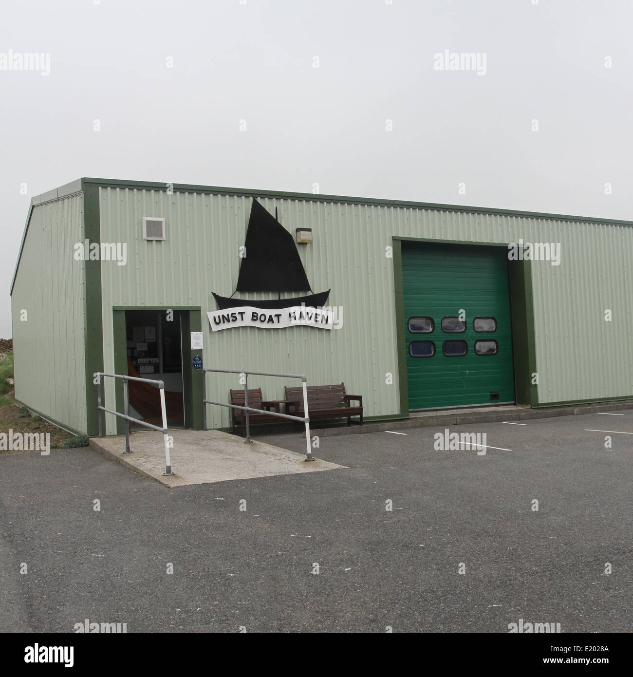 Exterior of Unst Boat Haven Haroldswick Shetland Scotland June 2014 ...