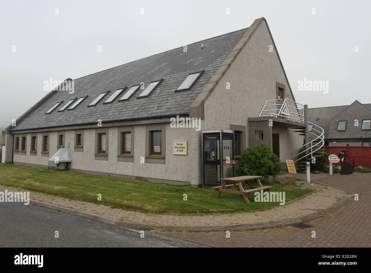 Exterior of Foords Chocolates and Cafe Haroldswick Unst Shetland ...
