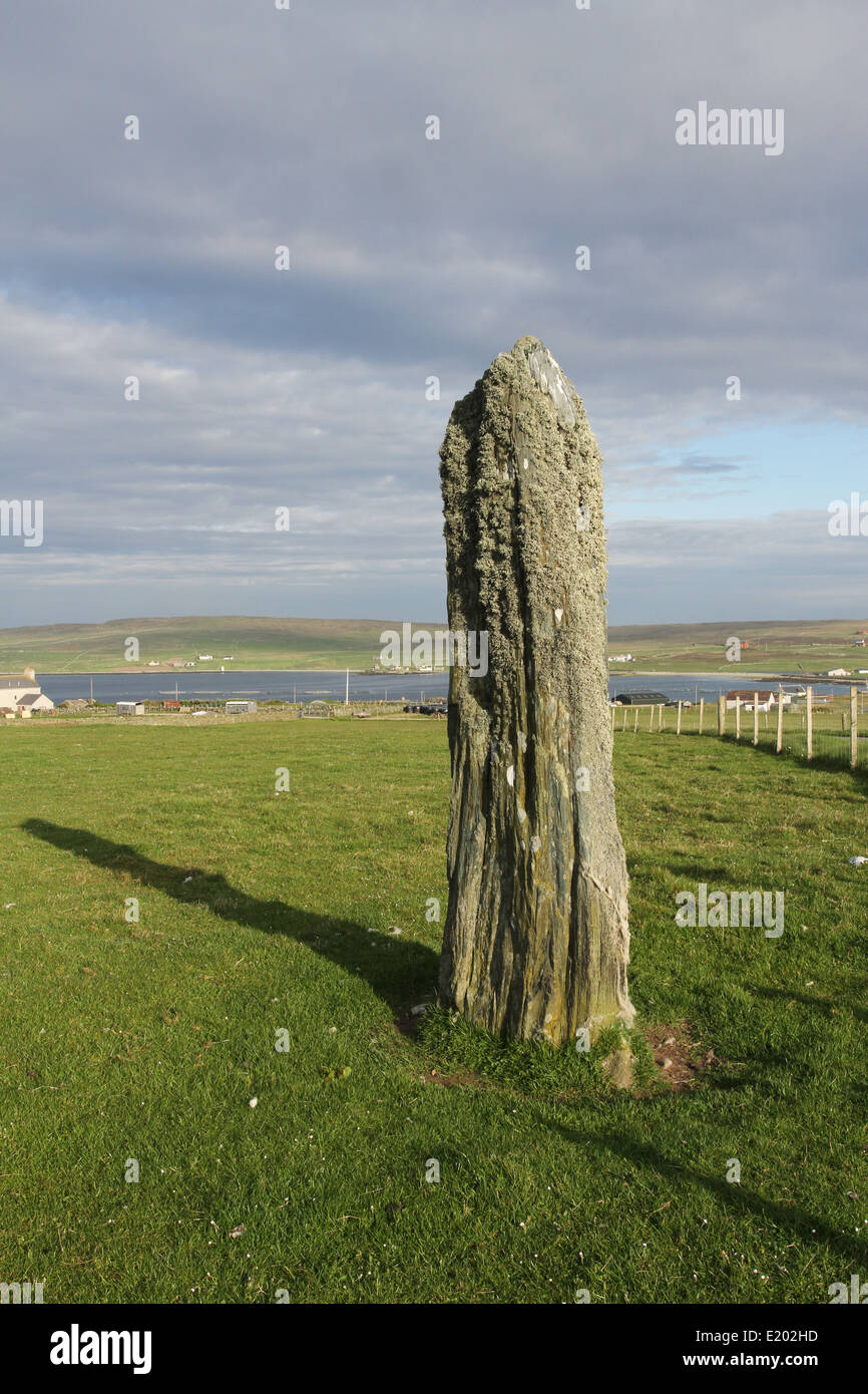 Shetland unst standing stone hi-res stock photography and images - Alamy