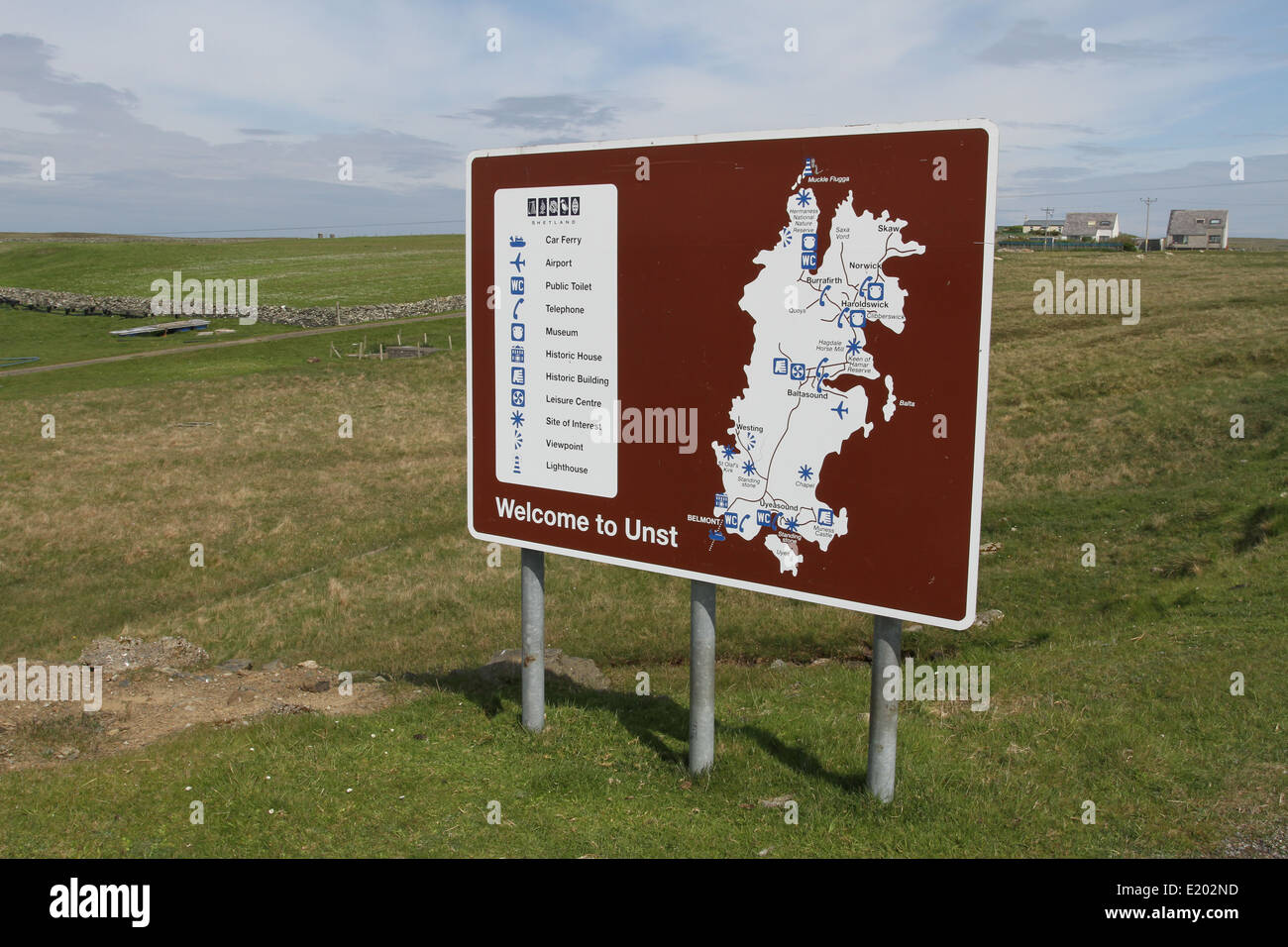Map of unst hi-res stock photography and images - Alamy