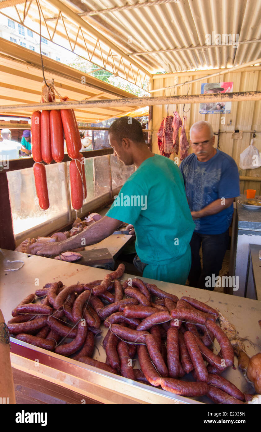 Havana meat market cuba hi-res stock photography and images - Alamy