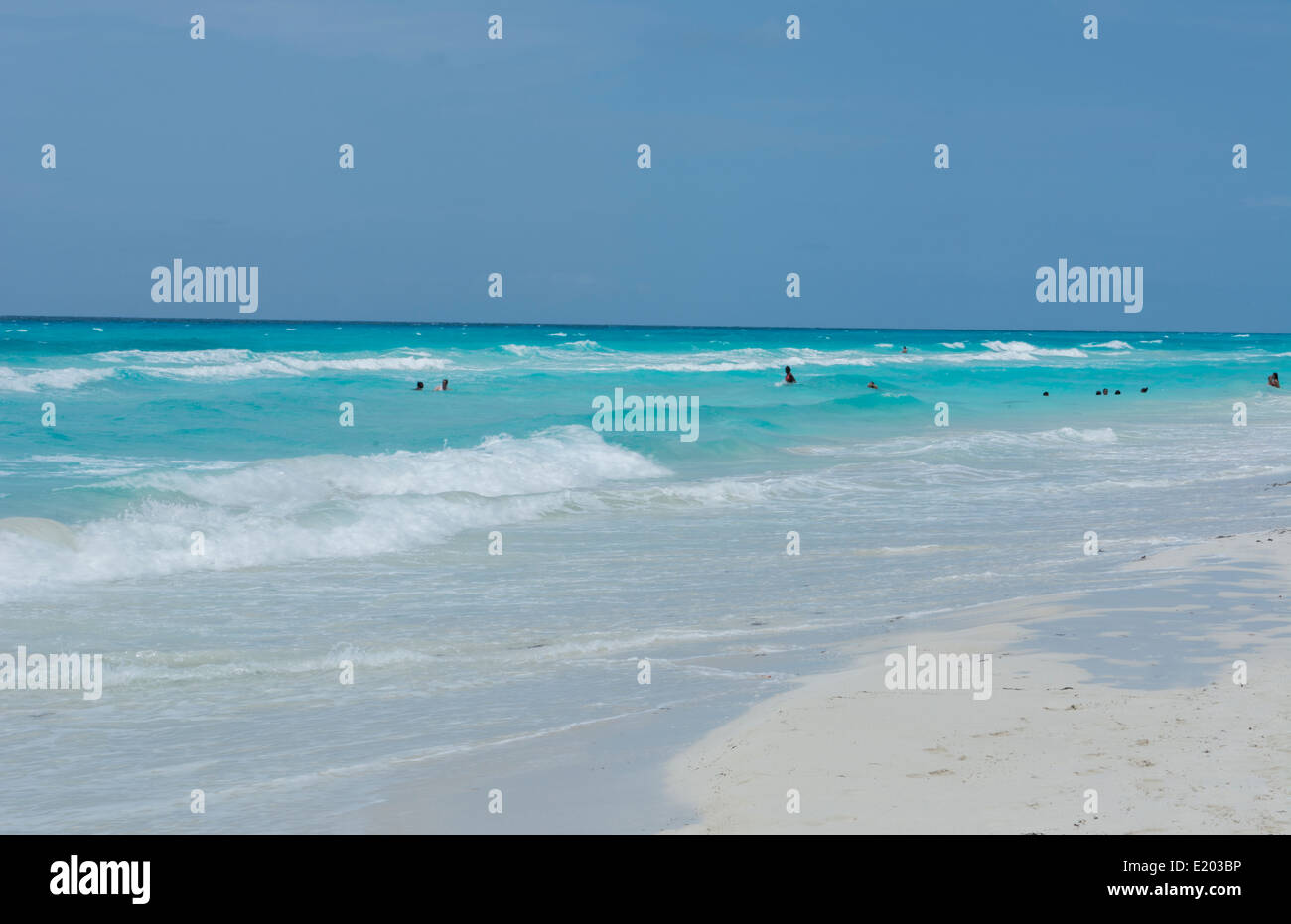 Varadero Beach Cuba with blue wayter and waves in the best beach in ...