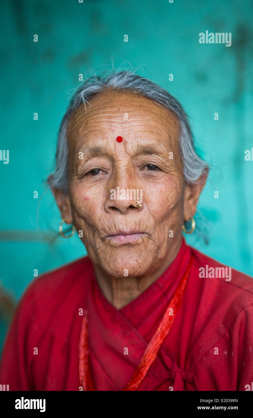 Nepali face hi-res stock photography and images - Alamy