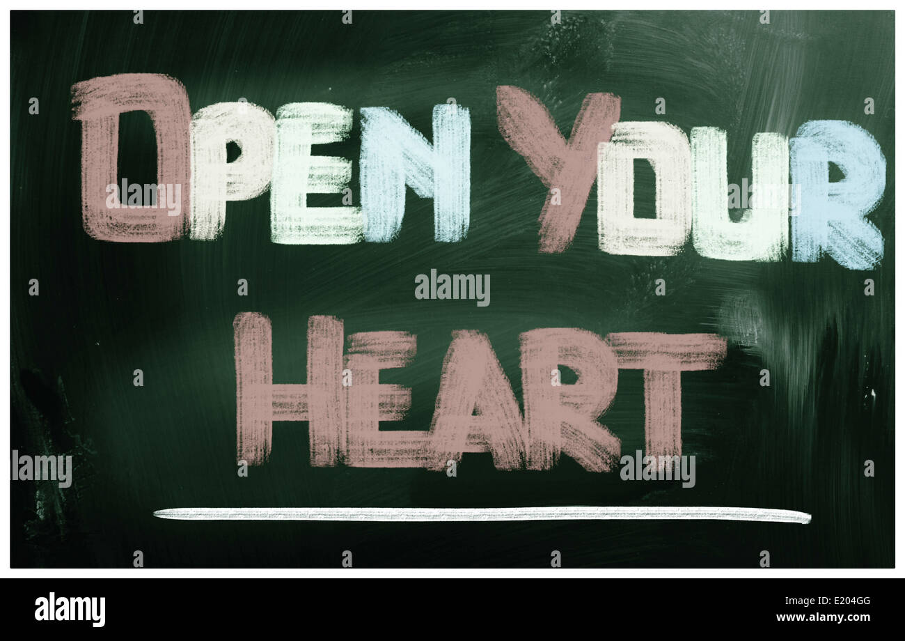 Open your heart hi-res stock photography and images - Alamy