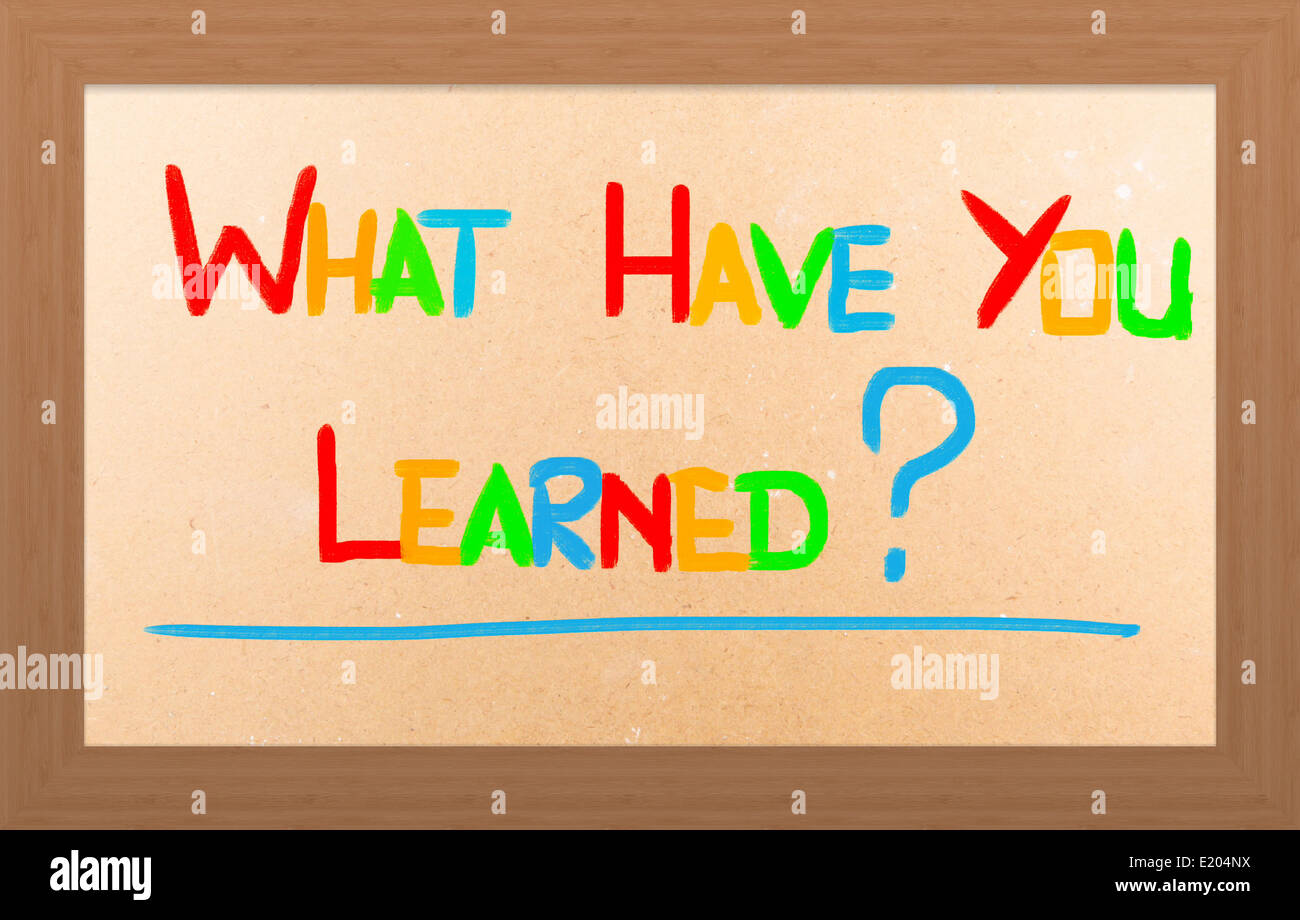 Time To Learn Concept Stock Photo - Alamy