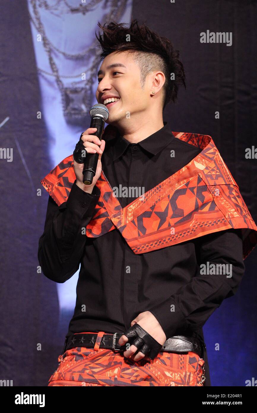 Taipei, China. 9th June, 2014. Singer Wilber Pan attends his new album ...