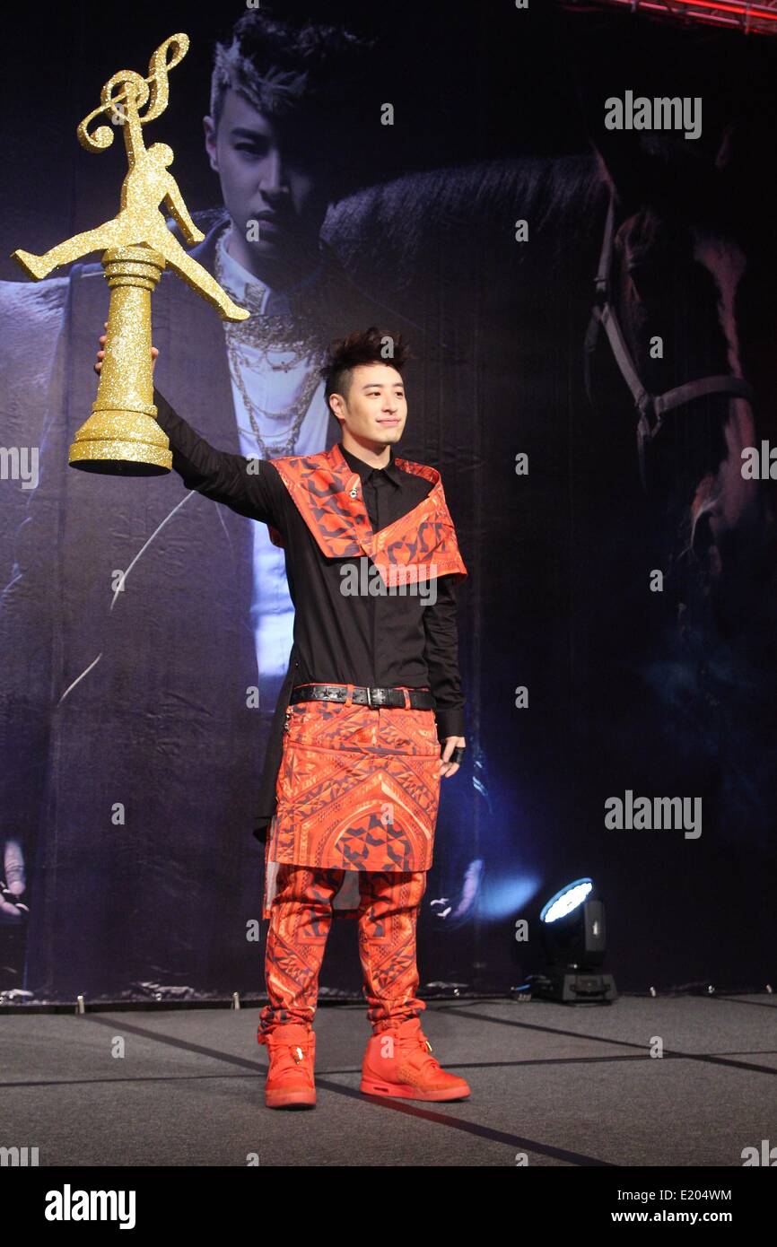 Taipei, China. 9th June, 2014. Singer Wilber Pan attends his new album ...