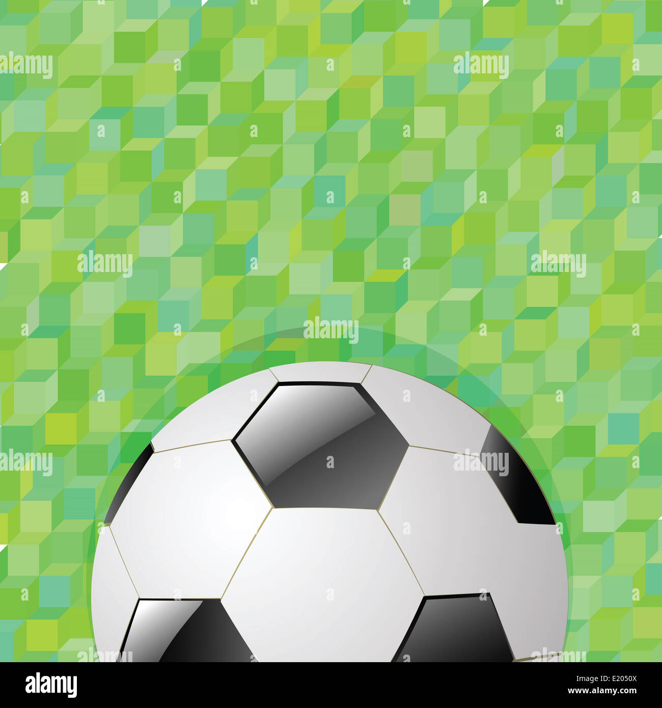 colorful illustration with football background for your design Stock ...