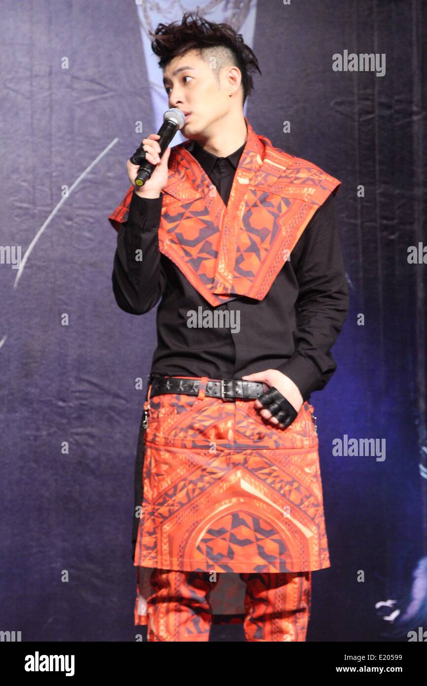 Taipei, China. 9th June, 2014. Singer Wilber Pan attends his new album ...