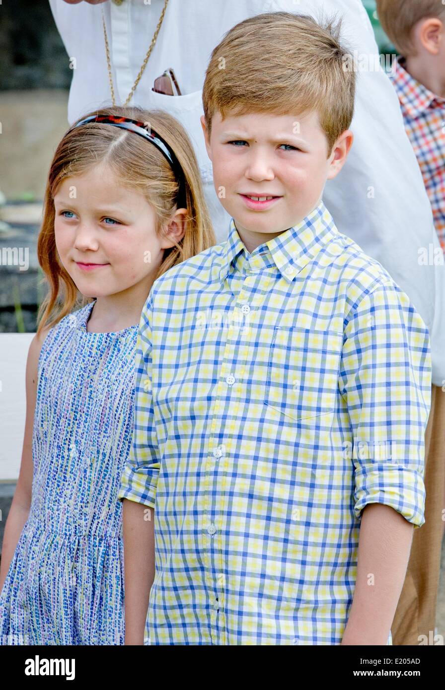Cahors, France. 11th June, 2014. Princess Isabella and Prince Christian ...