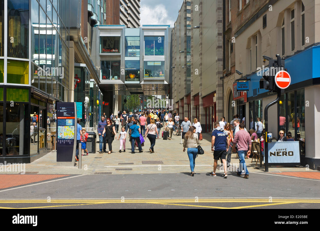 Shoppers in Leeds, West Yorkshire, England UK Stock Photo - Alamy