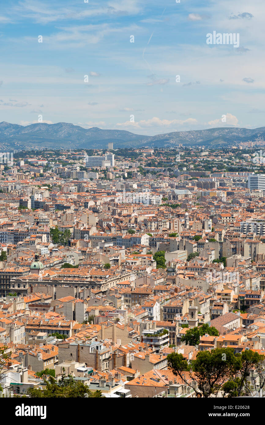 Aerial View over Marseille, France Stock Photo - Alamy