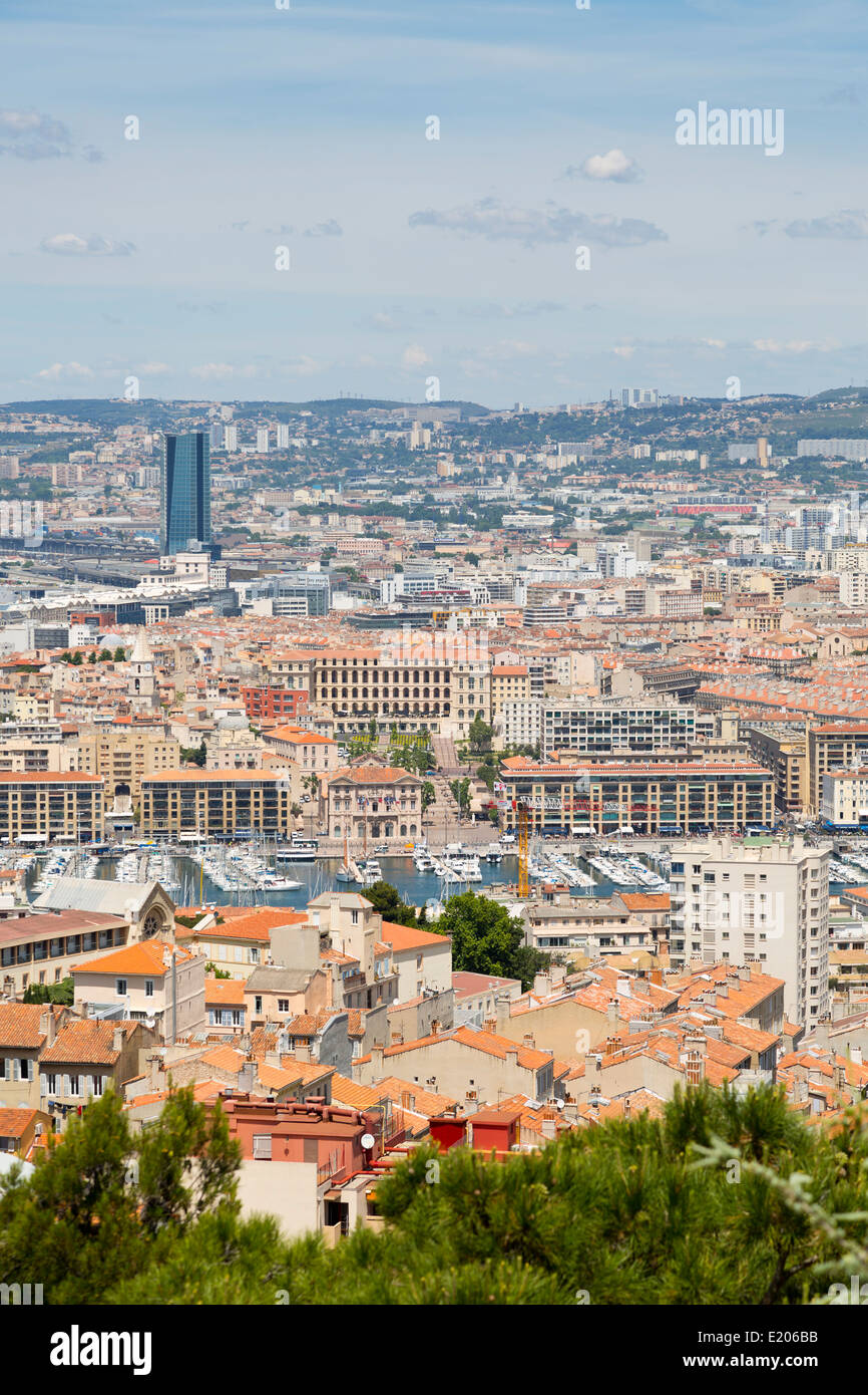 Aerial View over Marseille, France Stock Photo - Alamy