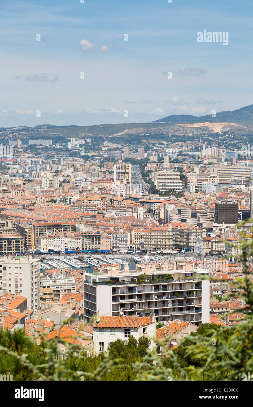 Aerial View over Marseille, France Stock Photo - Alamy