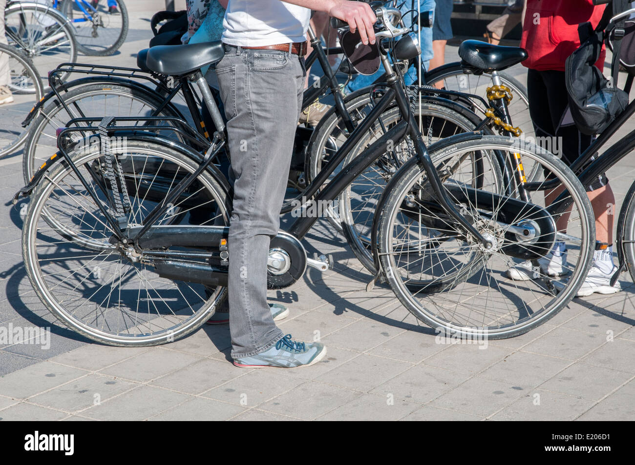 Resting bicycles hi-res stock photography and images - Alamy