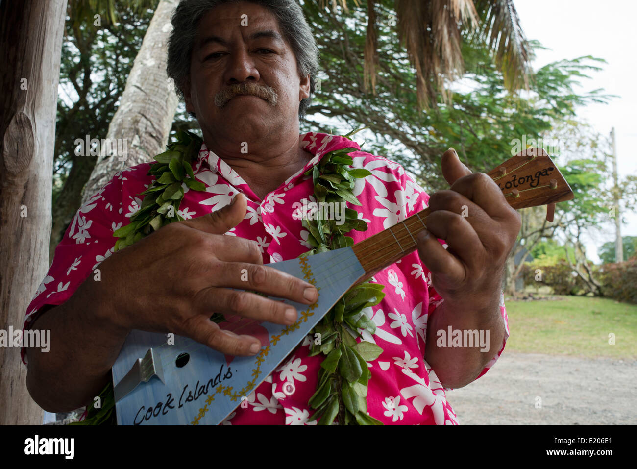 Rarotonga Island. Cook Island. Polynesia. South Pacific Ocean. Typical ...
